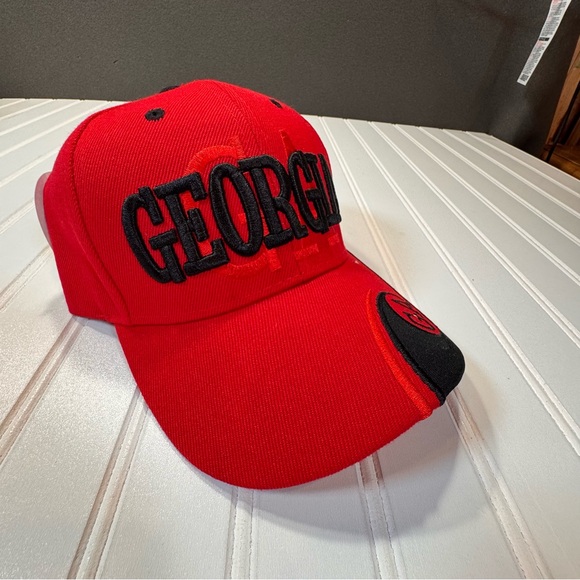 Accessories | New Georgia Bulldogs Baseball Cap Uga Hat Red One Size ...